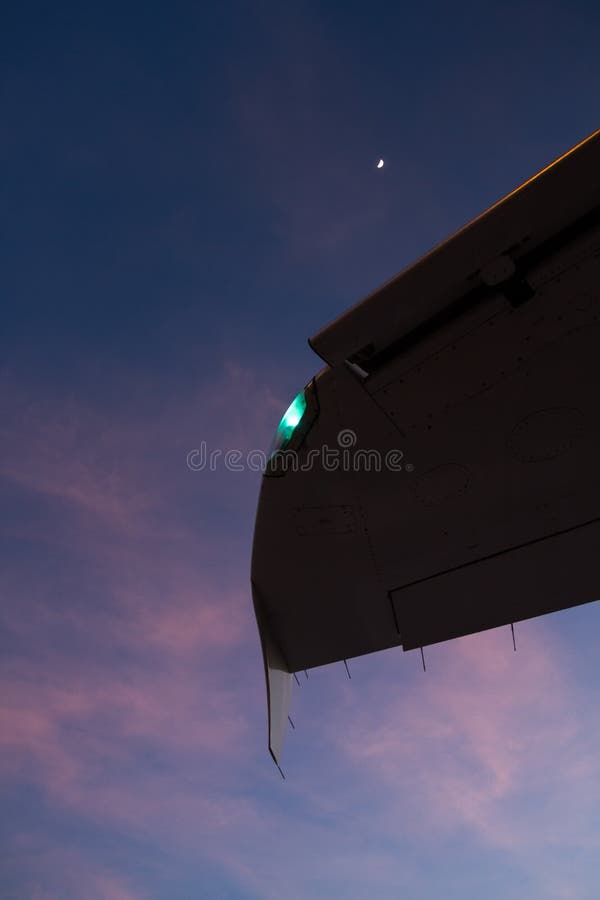 Wing of the aircraft stock image. Image of aerospace - 57648881