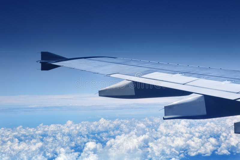 Abstract Travel Airplane Background Paper Clip Stock Photo - Image of ...