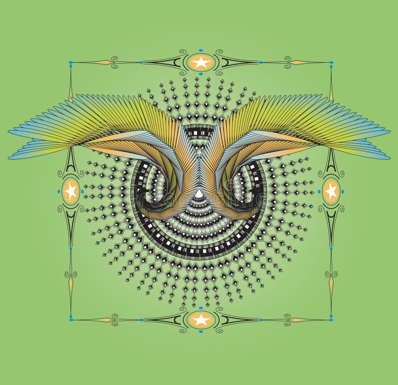 Wing design stock vector. Illustration of generated, design - 5830157