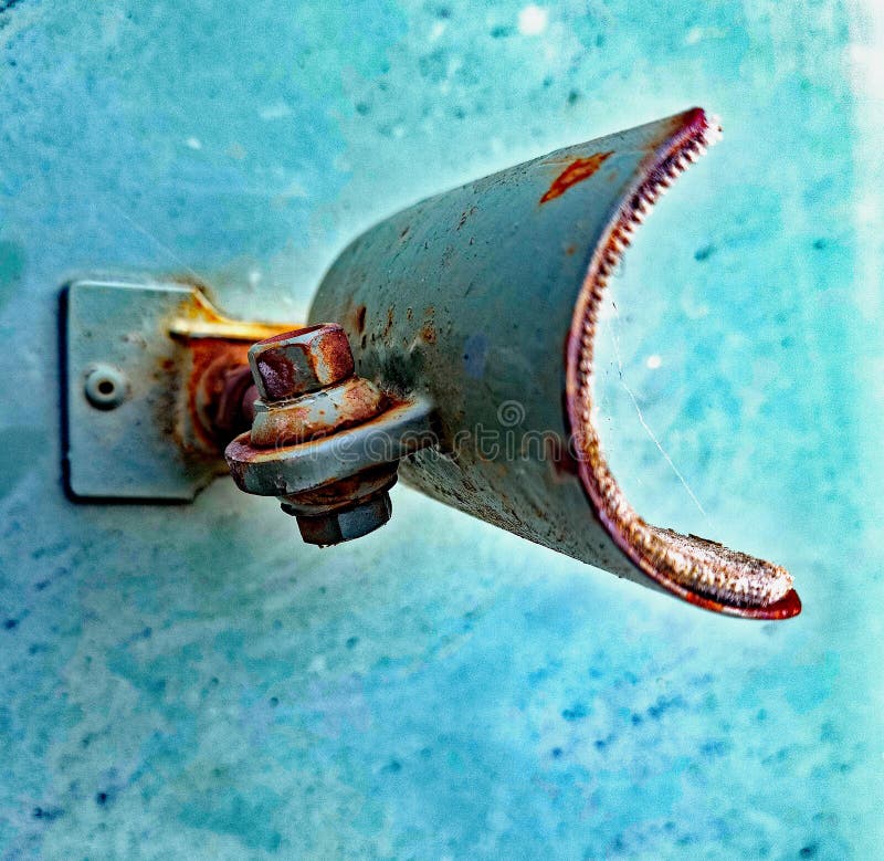 Wing Fitting on an Old Blue Car Stock Image - Image of poster, fitting ...