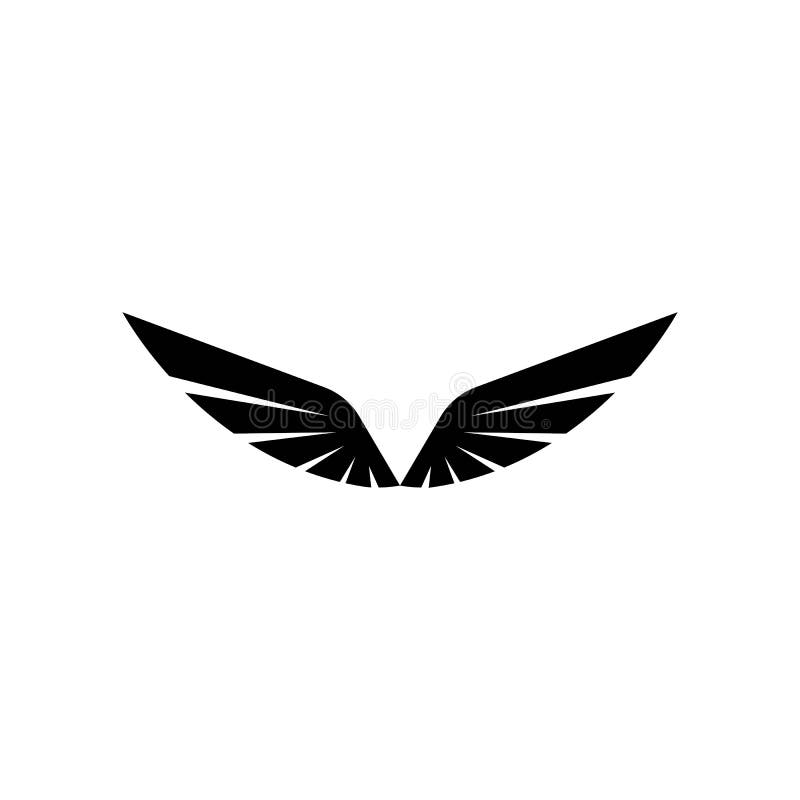 Wing Illustration Logo and Symbol Vector Stock Vector - Illustration of ...