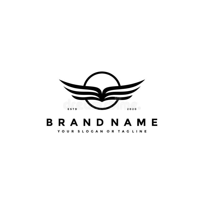 Wing Logo Design Concept Vector Stock Vector - Illustration of ...