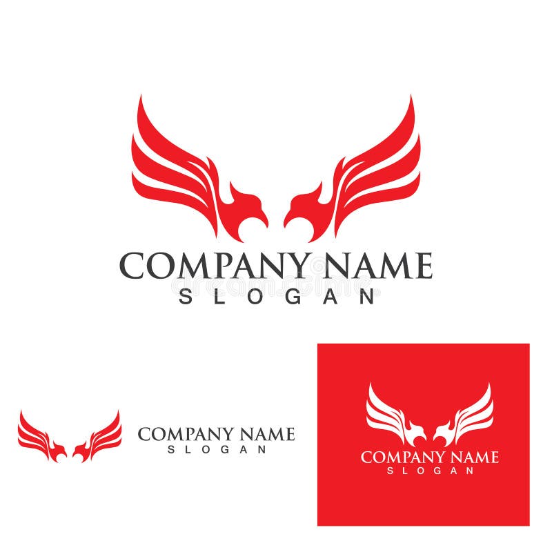 Wing Logo and Symbol Vector Eps10 Stock Vector - Illustration of ...