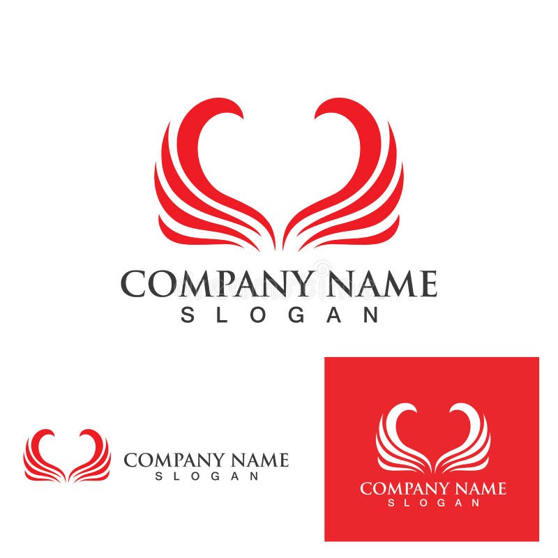 Wing Logo and Symbol Vector Eps10 Stock Vector - Illustration of icon ...