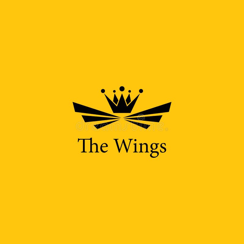 The Wing logo template stock illustration. Illustration of decorative ...