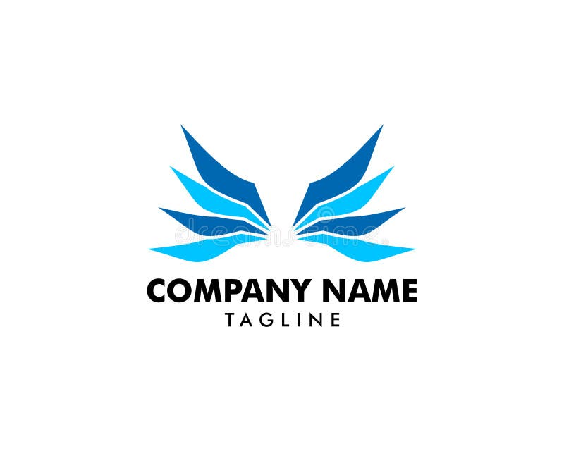 Wing Logo Template Vector Icon Design Stock Vector - Illustration of ...