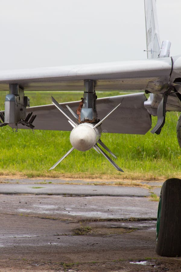 Wing of the Military Airplane Stock Image - Image of aerodynamic ...