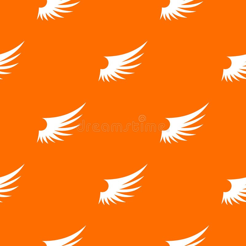 Wing pattern seamless stock vector. Illustration of animal - 98277231