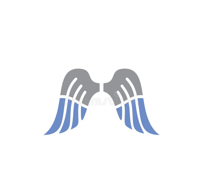 Wing Related Icon on Background for Graphic and Web Design. Creative ...