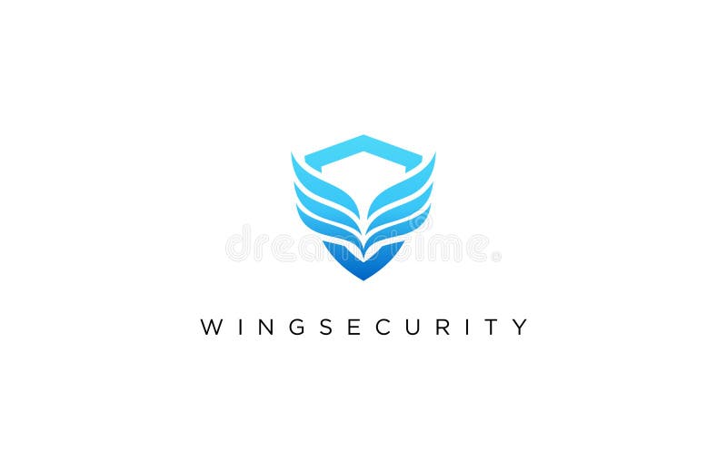 Wing and Security Logo Modern Corporate, Abstract Letter Logo Stock ...
