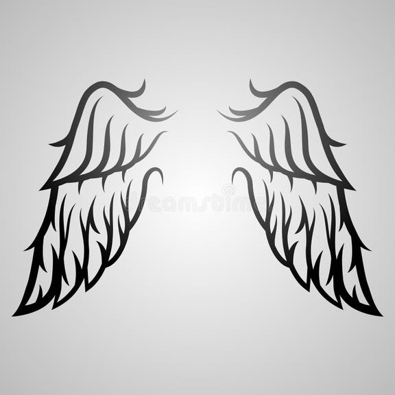 Wing Outline Stock Illustrations – 113,963 Wing Outline Stock ...
