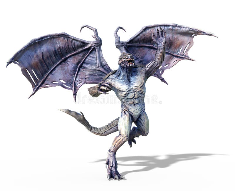 Terrifying Alien Monster stock illustration. Illustration of rendered ...