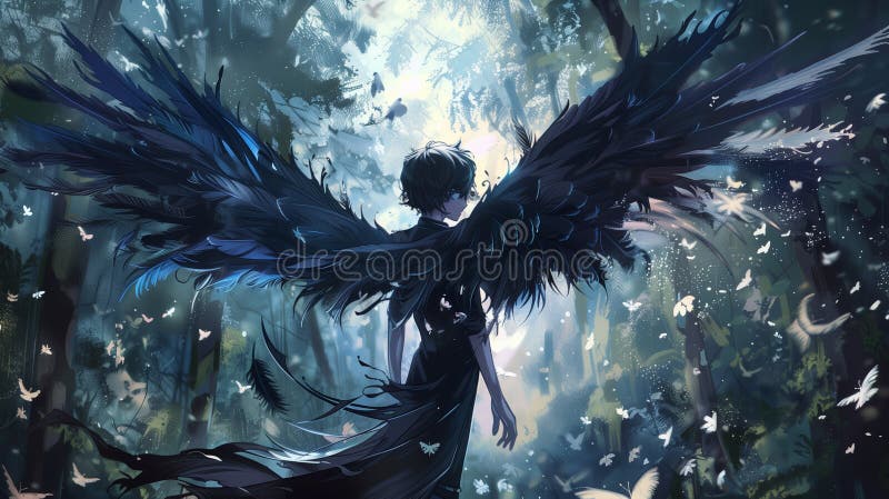 Winged Female Anime Character Stock Photos - Free & Royalty-Free Stock ...
