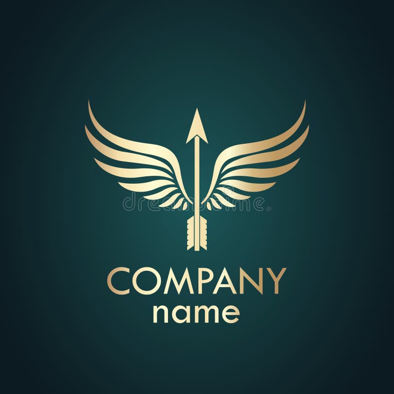 Green Arrow With Wings Logo