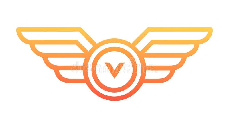Winged Checkmark Symbol, Approval and Success, Vector Design Generative ...