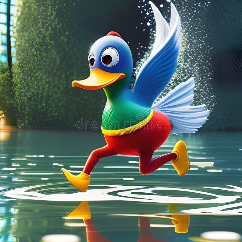 Yellow Duck Running Stock Illustrations – 43 Yellow Duck Running Stock ...