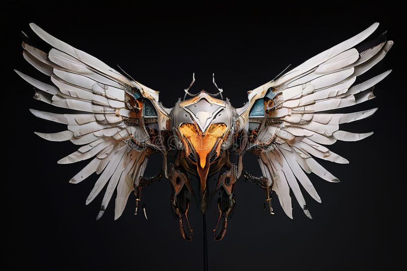 Winged exoskeleton suit stock image. Image of exoskeleton - 344655765