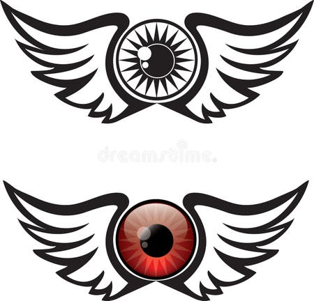 Eyeball Wings Stock Illustrations – 160 Eyeball Wings Stock ...
