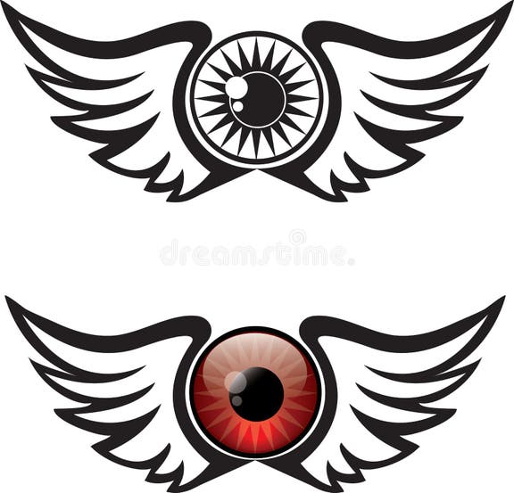 Eyeball Wings Stock Illustrations – 160 Eyeball Wings Stock ...