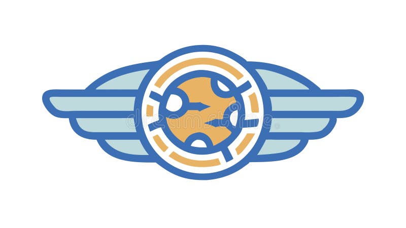 Winged Globe with Shield for Global Protection, Vector Design ...