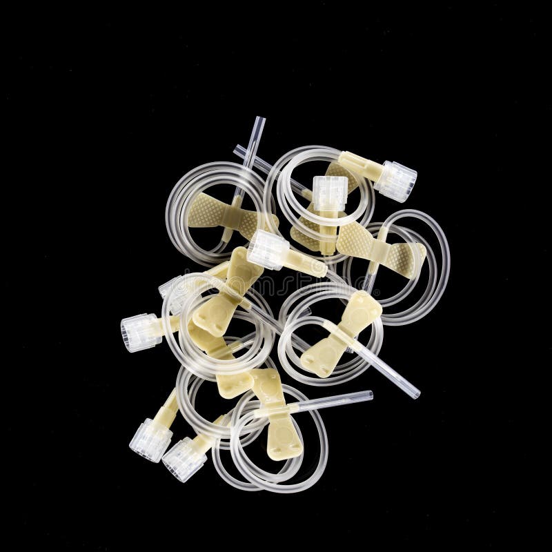 Winged infusion set stock image. Image of needle, injection - 187440935