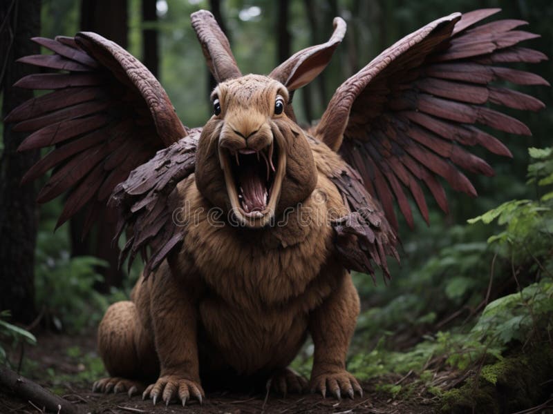 Winged Rabbit Stock Illustrations – 117 Winged Rabbit Stock ...