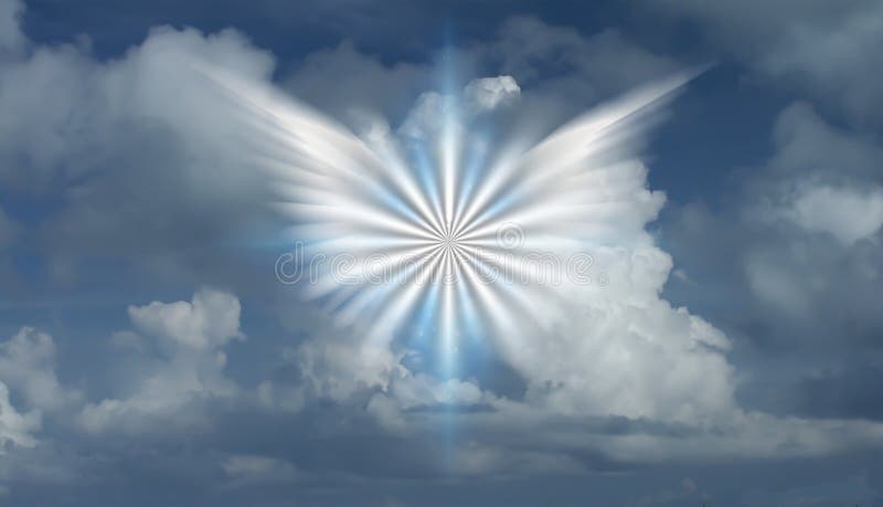 Winged blue star stock vector. Illustration of beautiful - 19386213