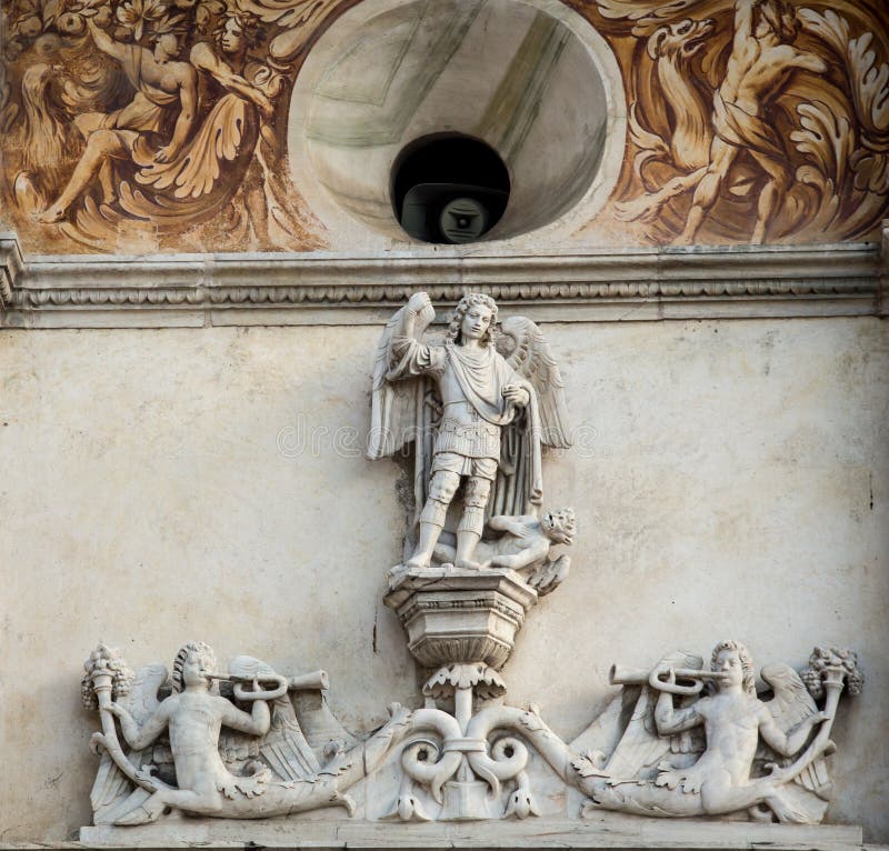 Winged statue stock photo. Image of statue, catholic - 49879432