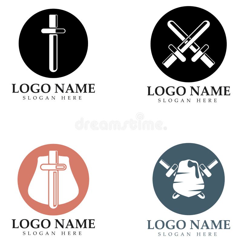The Winged Sword with Shield Vector Icon Stock Illustration ... The Winged Sword with Shield Vector Icon Stock Illustration ...
