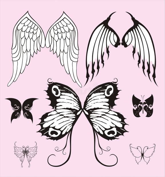 Wings stock vector. Illustration of isolated, creative - 1167506