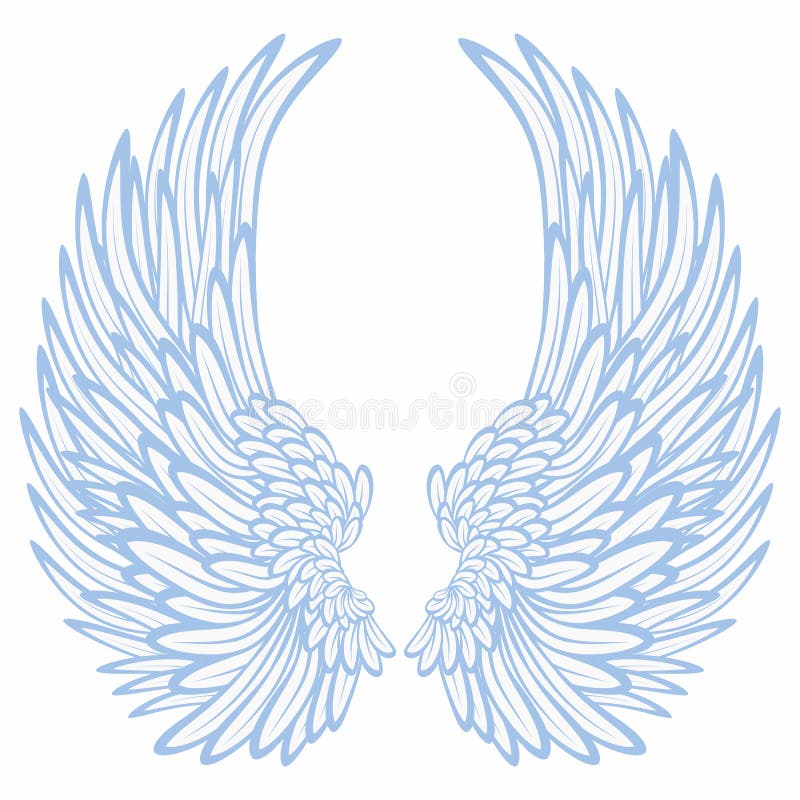 Angel Side View Stock Illustrations – 209 Angel Side View Stock ...