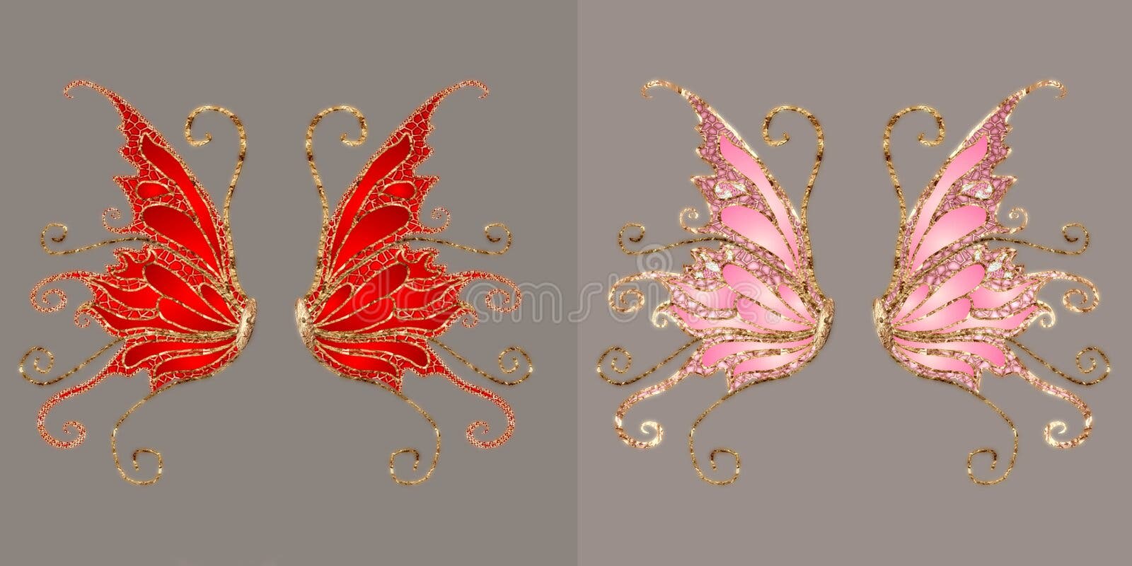 Fairy Wings Stock Illustrations – 37,938 Fairy Wings Stock ...