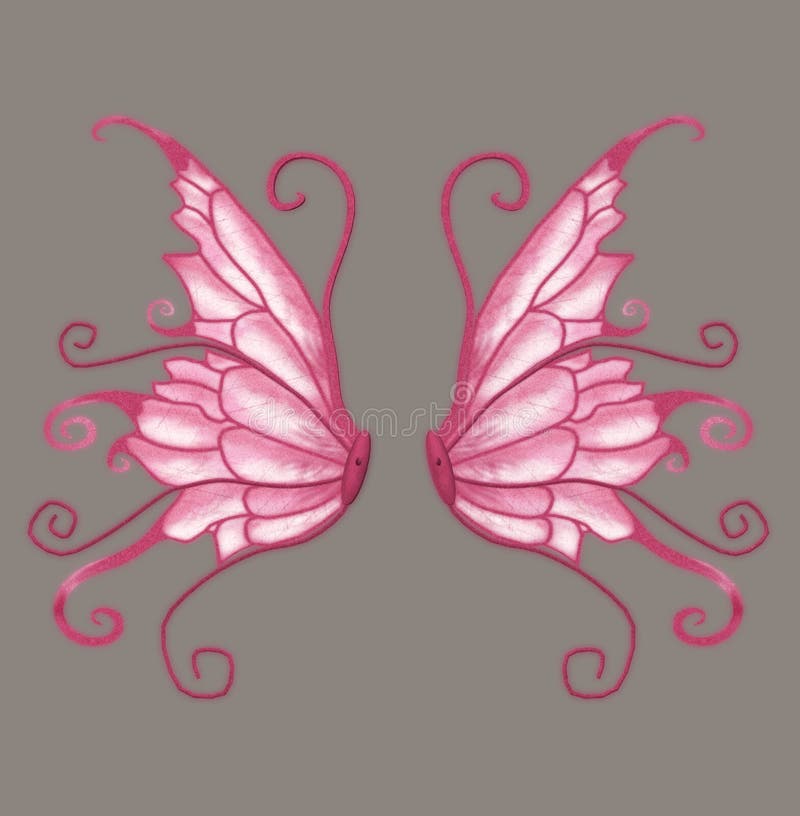 Fairy Wings stock illustration. Illustration of pose, digital - 6650651