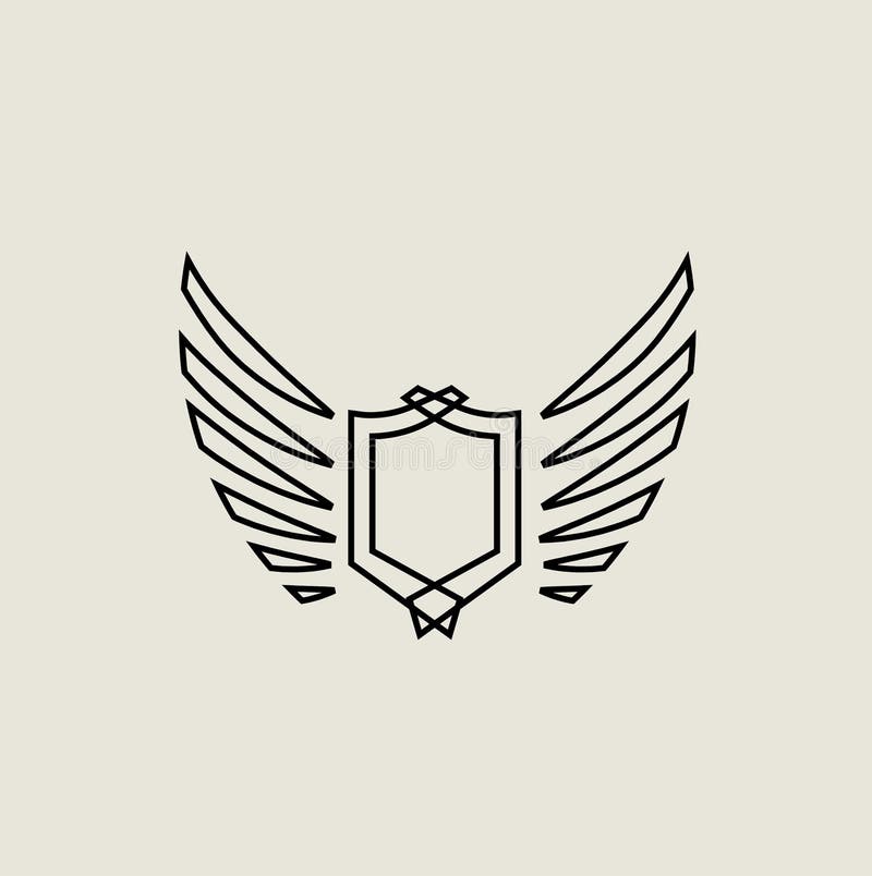 Wings Logo Vector Icon, Sign, Graphic, Illustration, Symbol, Eagle Wing ...