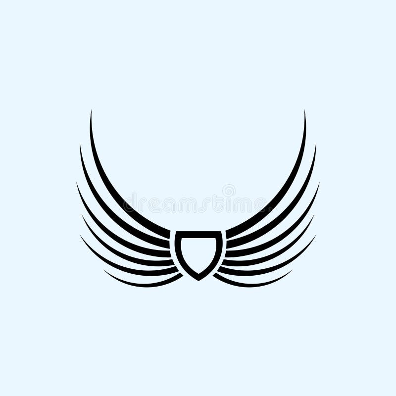 Wings Logo Vector Icon, Sign, Graphic, Illustration, Symbol, Eagle Wing ...
