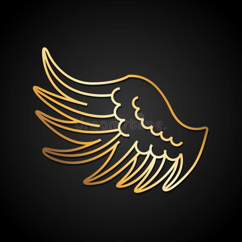 Wings design stock vector. Illustration of concept, vector - 47489503