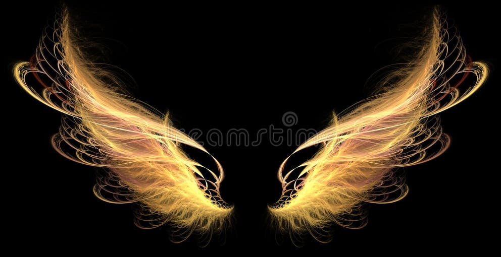 Angel Fire Wings Stock Illustrations – 1,917 Angel Fire Wings Stock ...