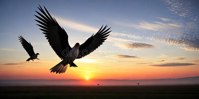 Freedom birds stock illustration. Illustration of bird - 35236785