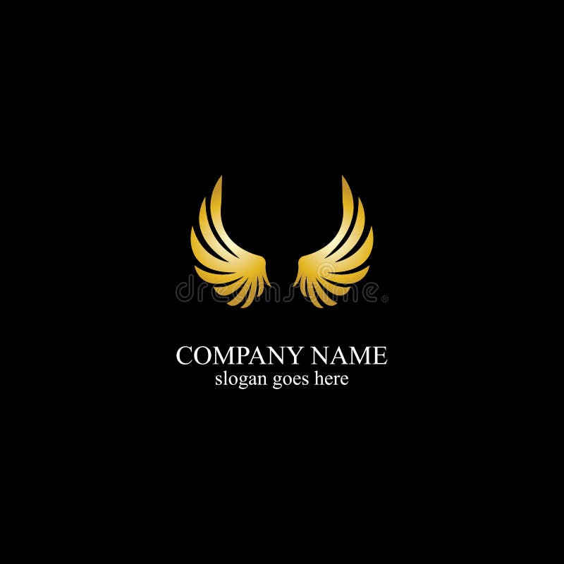 Metal Gold Wings Logo Stock Illustrations – 1,142 Metal Gold Wings Logo ...