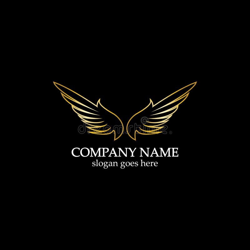 Metal Gold Wings Logo Stock Illustrations – 1,140 Metal Gold Wings Logo ...