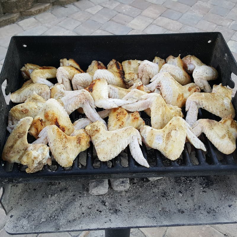 Wings stock image. Image of wings, beach, spicy, grilled - 136994261