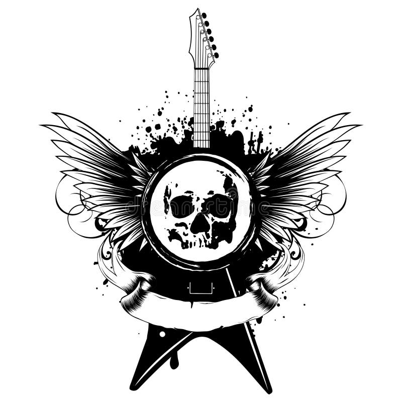 Skull Stencil Tattoo Stock Illustrations – 562 Skull Stencil Tattoo ...