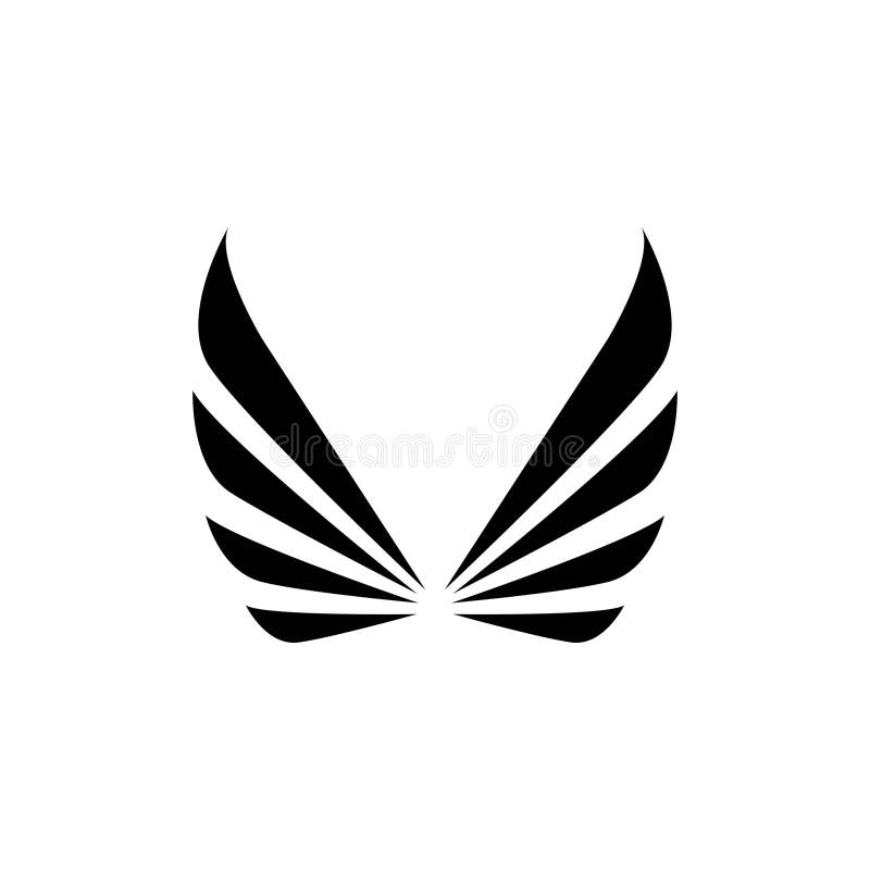 Wings Logo Design Falcon Bird Vector Image Stock Vector - Illustration ...