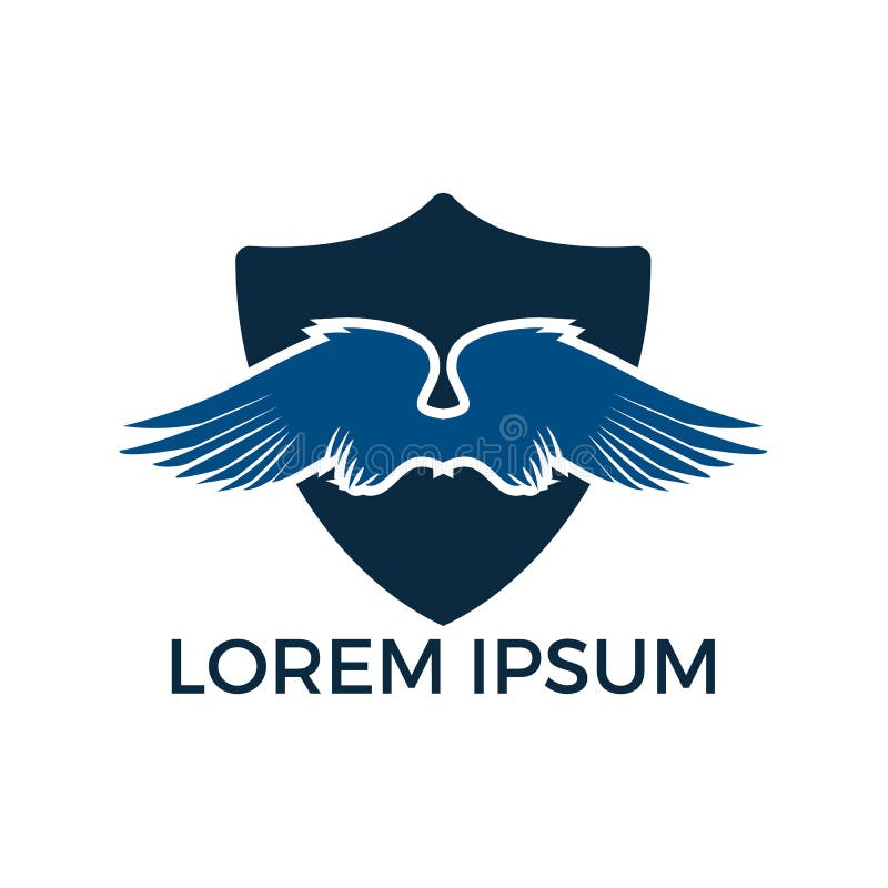 Wings Logo Design Template. Aircraft Wings Logo Icon. Stock Vector ...