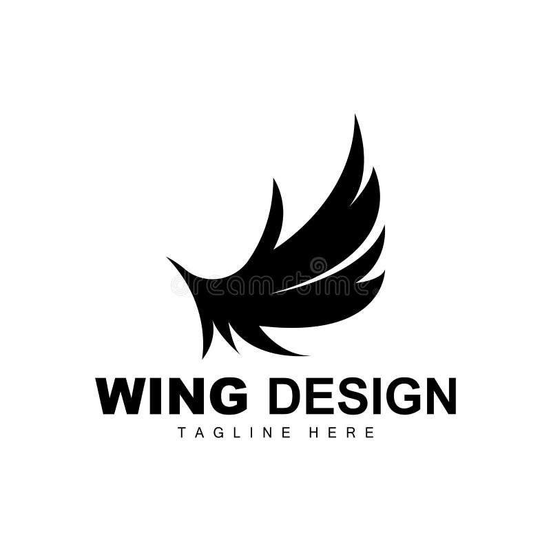 Wings Logo, Phoenix Logo, Bird Wing Vector, Template Illustration, Wing ...