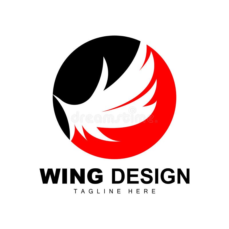 Wings Logo, Phoenix Logo, Bird Wing Vector, Template Illustration, Wing ...