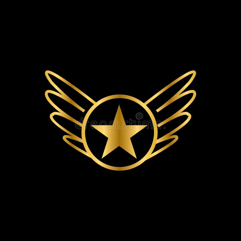 Wings Vector Logo. Luxury Monogram. Wings Icon Stock Vector ...