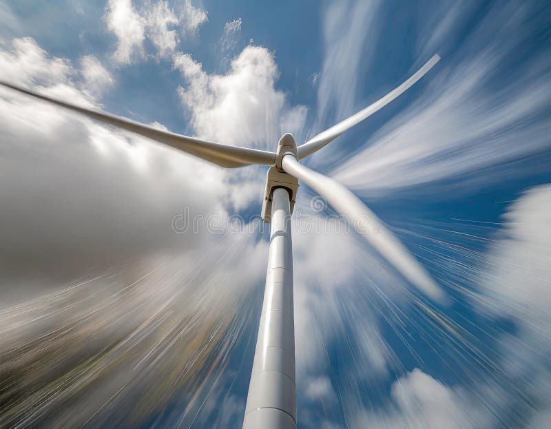 Winidmill Generating Electricity As a Renewable and Alternative Energy ...