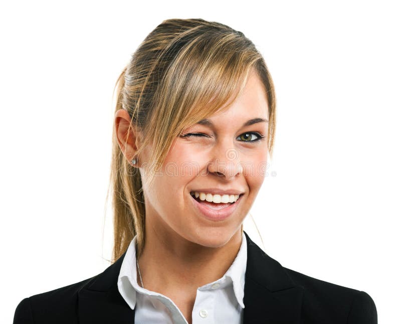 Wink stock image. Image of girl, trendy, winking, choice - 24511303