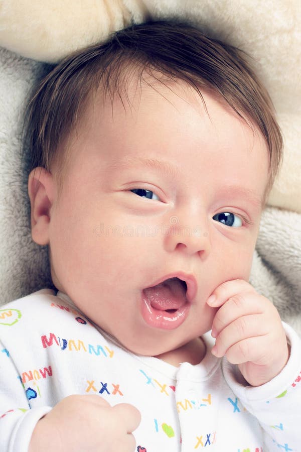 Wink baby stock photo. Image of wink, happy, infant, male - 27516416